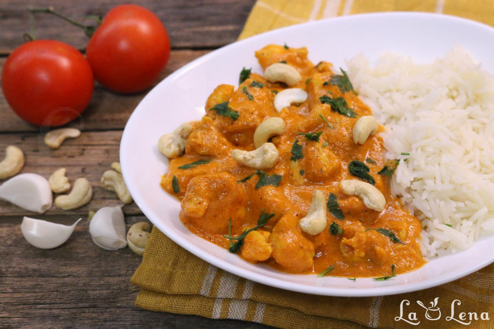 Butter Chicken - Pui în stil indian, rețetă cu POZE pe PAȘI - LaLena.ro