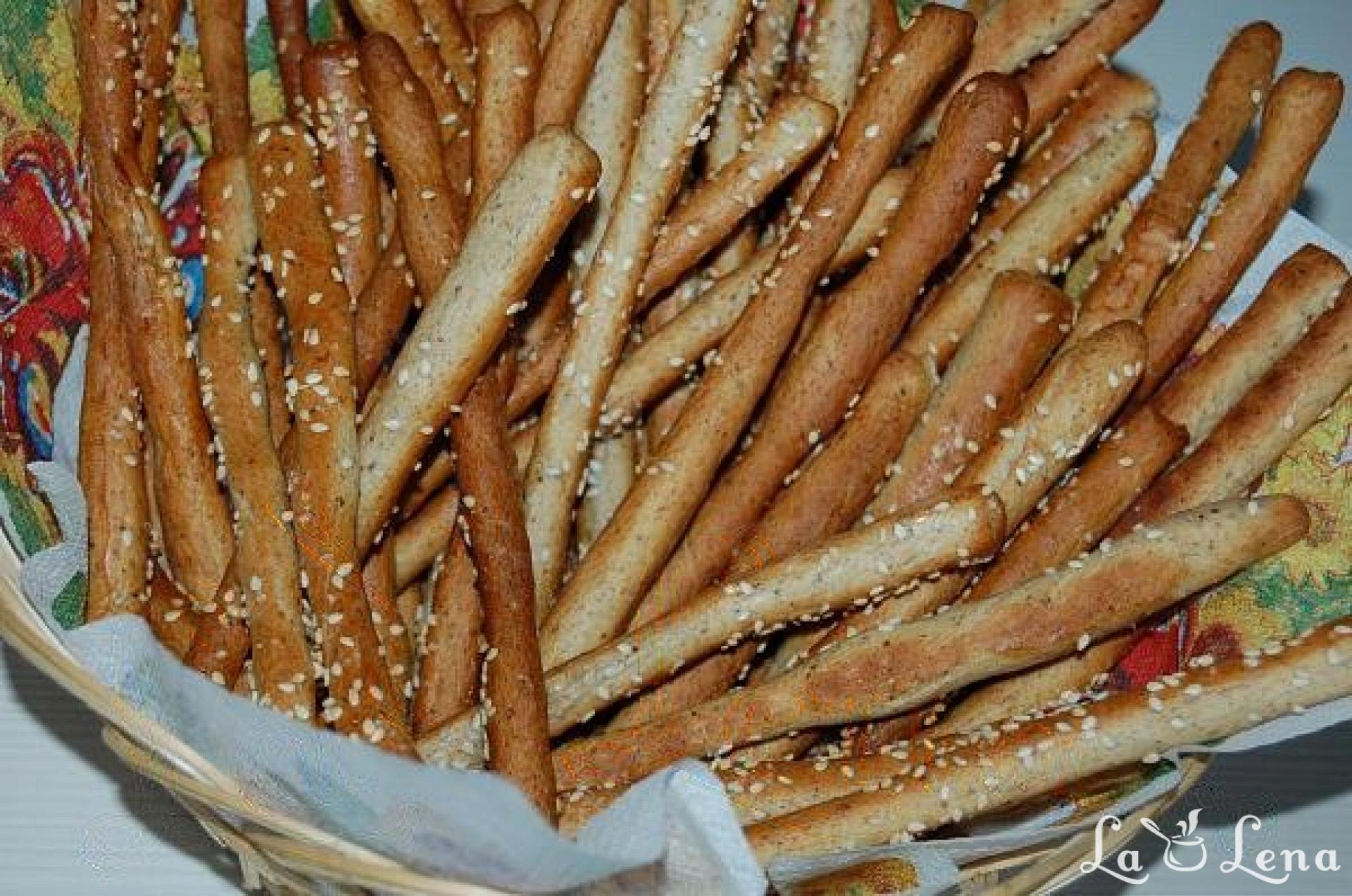 Grisine cu semințe și făină integrală - LaLena.ro