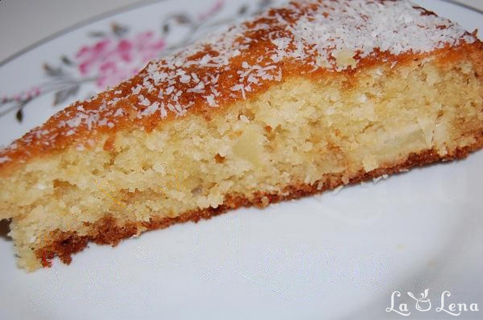 Prăjitură cu mere și nucă de cocos - LaLena.ro